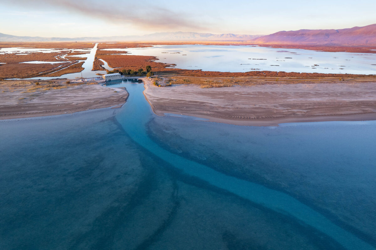 Flood irrigation uses Great Salt Lake water. It could also save its ...